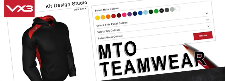 Personlised VX3 Teamwear | Custom VX3 Sportswear | ADM Direct
